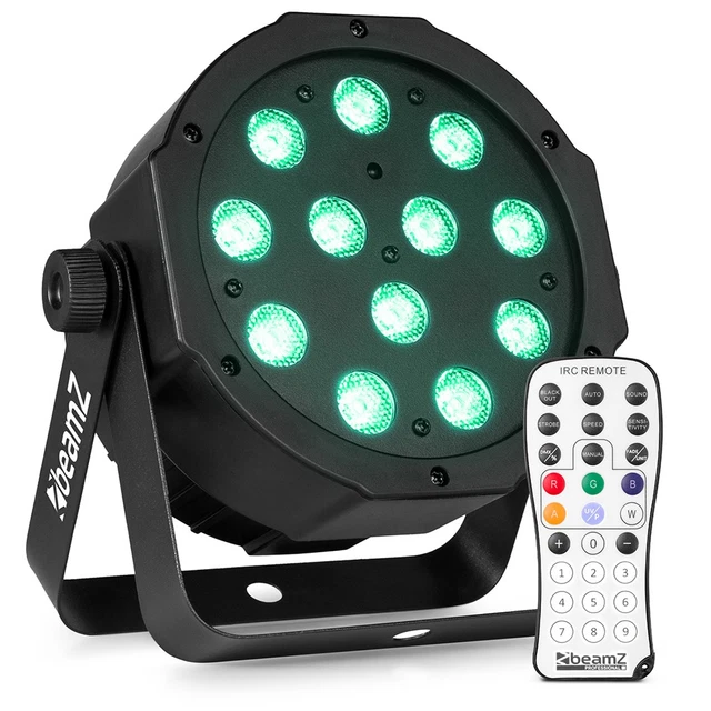 BEAMZ SLIMPAR37 LED Par Can Light - 12x4W RGBW DMX Uplight £75.95 ...