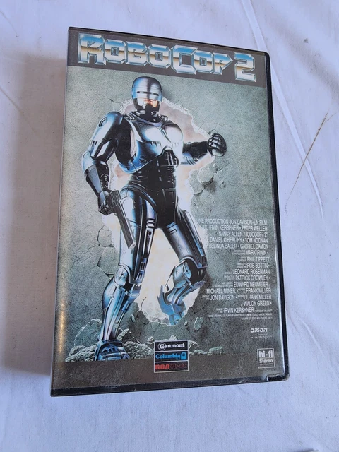 CASSETTE VHS VIDEO ROBOCOP 2 film ancien vintage collector EUR 6,90 ...