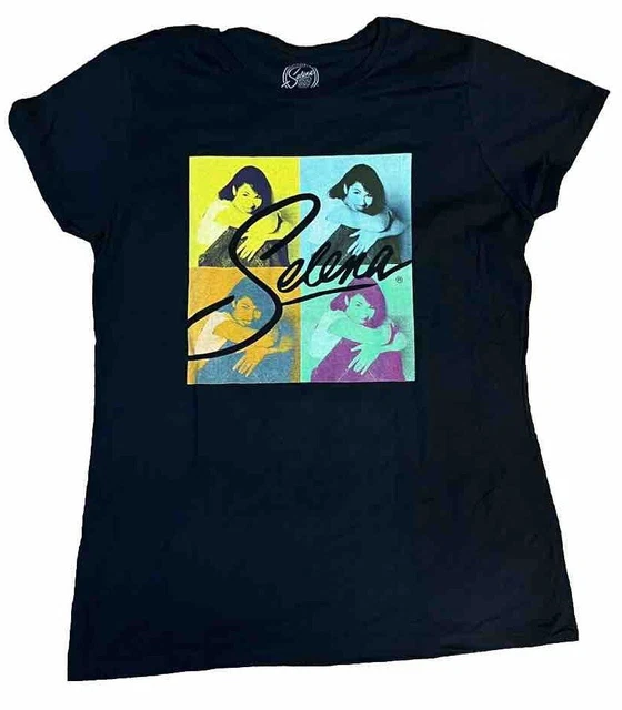 SELENA QUINTANILLA Y2K Music Retro Pop Art Portrait, Black T-Shirt ...