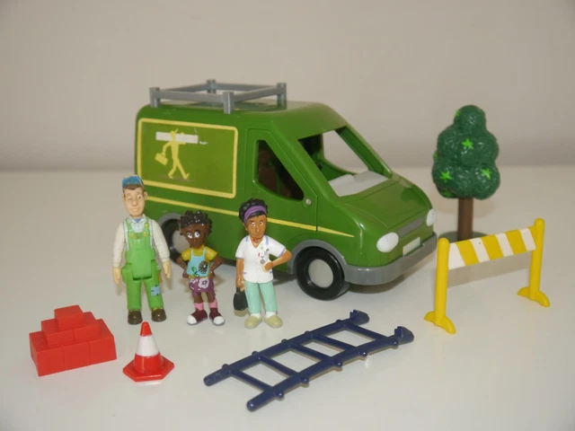 FIREMAN SAM TOYS Mike Flood's Van Mike Helen & Mandy Flood ...
