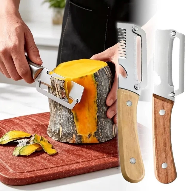 VEGETABLE PEELER 3 in 1 Multi-Functional for Kitchen Stainless Steel ...