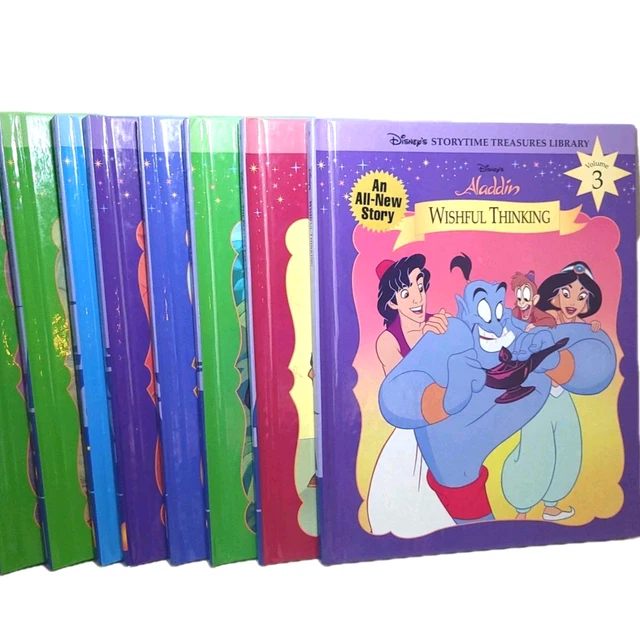 DISNEY'S STORYTIME TREASURES Library Lot Of 8 Books 3 4 6 8 9 11 12 18 ...