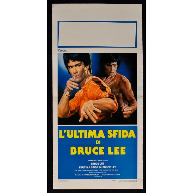 AFFICHE L'ULTIMA DÉFI De Bruce Lee Arts Martiaux Kung Fu Karaté Chine ...