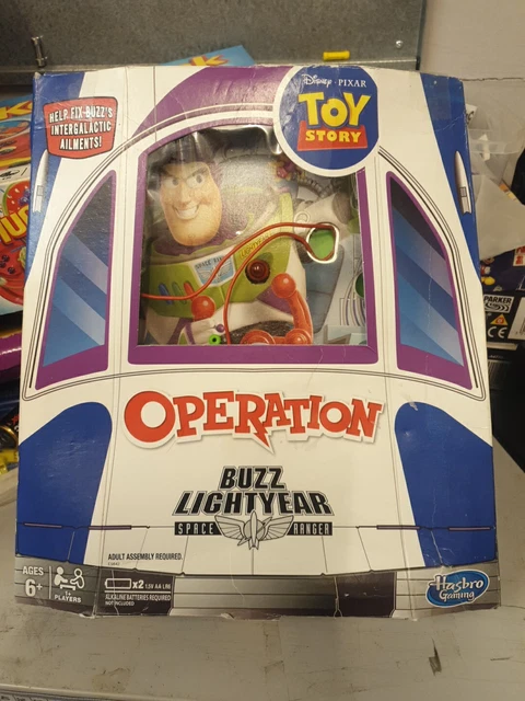 555. HASBRO OPERATION Buzz Lightyear Toy Story Board Game Kids Original ...