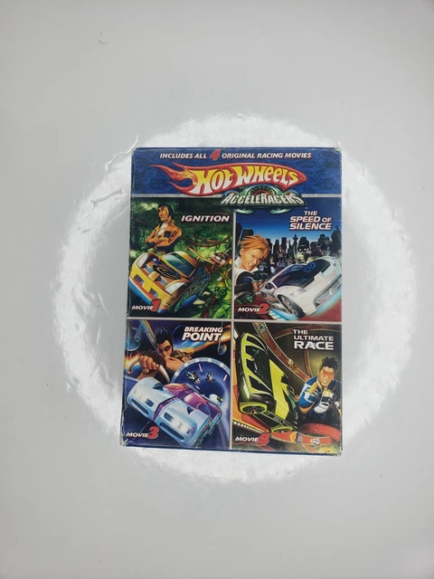 HOT WHEELS ACCELERACERS 4 Movie Box Set Original (DVD, Disc,2006) Speed ...