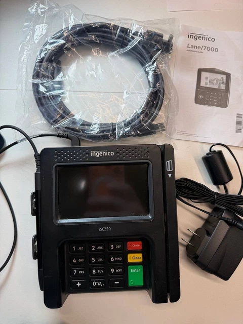 INGENICO ISC TOUCH 250 PoS Payment Credit Card Terminal Reader $68.58 - PicClick CA