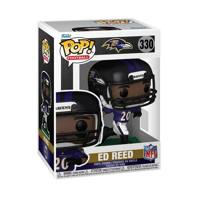 NFL LEGENDS ED Reed (Ravens) Funko Pop! Vinyl Figure #330 (US IMPORT ...