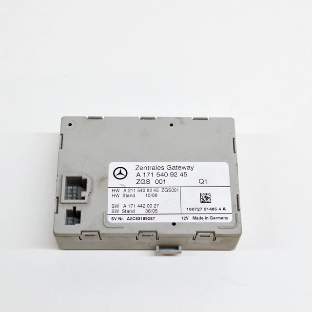 MERCEDES-BENZ SLK R171 Gateway ECU Control Unit A1715409245 3.0 Essence ...