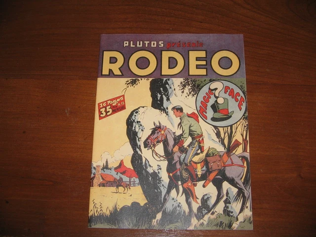 PLUTOS PRESENTE RODEO NUMERO 15 fac similé EUR 35,00 - PicClick FR