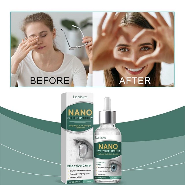 NANO EYE DROPS Serum, Natural Nano Lubricant Eye Drops for Dry Eye ...