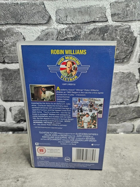 ROBIN WILLIAMS GOOD Morning Vietnam 1997 VHS Tape Club Cinema £6.00 ...