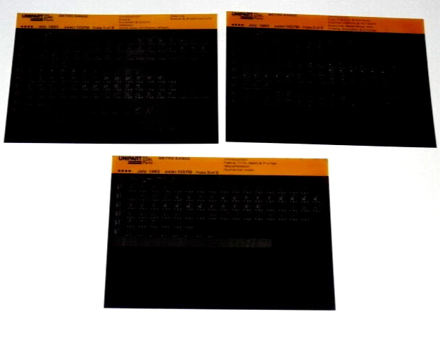 AUSTIN METRO RANGE Parts Catalogue On Microfiche Set Of 3 July 1983 ...