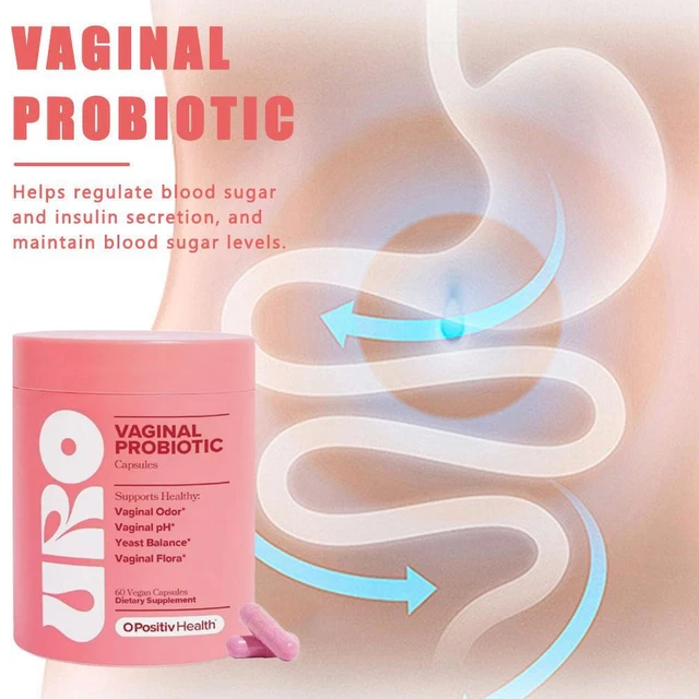 &URO VAGINAL PROBIOTICS for Women pH Balance-Prebiotics Lactobacillus ...