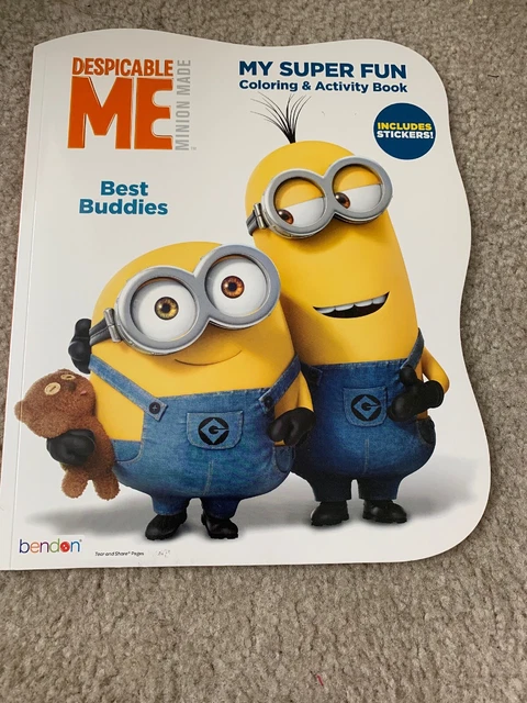 BENDON DESPICABLE ME Minion Made Coloring/Activity Book W/Stickers $9. ...