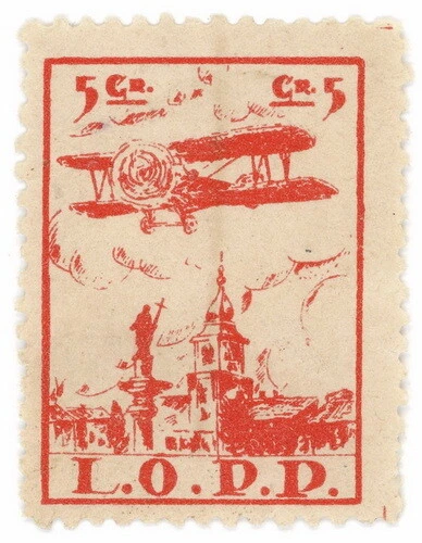 (I.B) POLONIA CENERENTOLA: posta aerea privata LOPP 5 gr EUR 10,02 ...