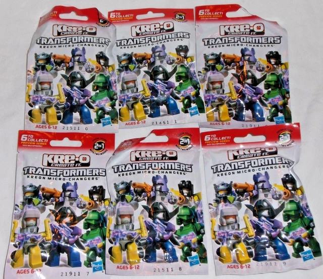 HASBRO TRANSFORMER KRE-O KREO Micro Changers Preview Series Full Set x ...