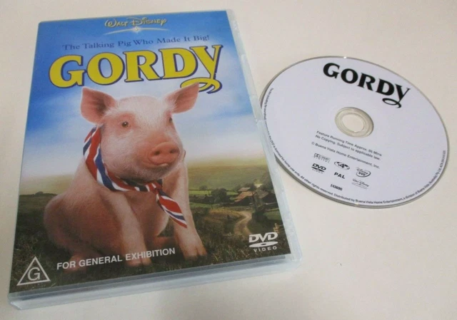 GORDY: THE TALKING Pig Who Made it Big! - DVD - Disney - Region 4 - 86 ...
