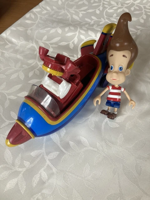 RARE 2001 MATTEL Jimmy Neutron - Strato XL - Rocket Action Figure ...