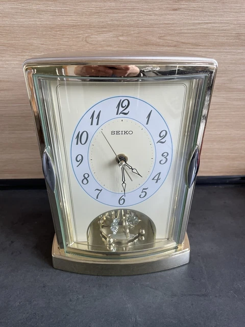 ANCIENNE HORLOGE pendule de table, Seiko Quartz, vintage EUR 25,00 - PicClick FR