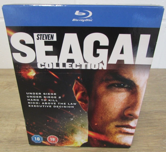STEVEN SEAGAL COLLECTION Blu Ray Boxset Under Siege 1&2 Hard To Kill ...