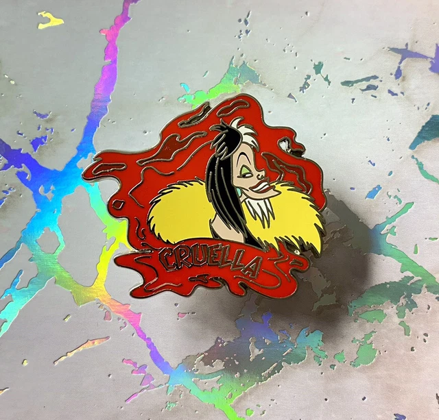 DISNEY 101 DALMATIONS Cruella Villains Booster Pin Set £5.00 - PicClick UK