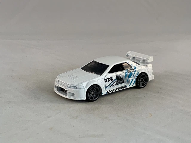 2023 HOT WHEELS Nissan Skyline GT-R R34 GODZILLA White PR5s LOOSE $10. ...