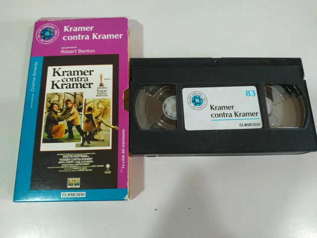 KRAMER VS. KRAMER Dustin Hoffman Benton - VHS Spanish Film $26.72 - PicClick CA