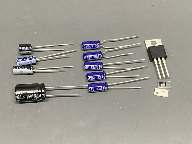 ULTIMATE SNES MINI Jr Capacitor Kit Ghosting Vertical Line Fix Super ...