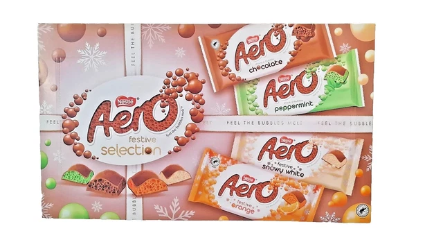 AERO FESTIVE CHOCOLATE Selection Box 360g £10.80 - PicClick UK