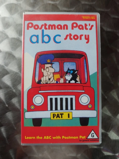 POSTMAN PAT'S ABC Story - Vintage 1990 VHS Video Tape £4.80 - PicClick UK