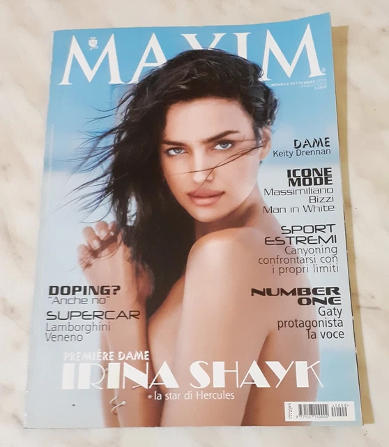 RIVISTA. MAXIM N 9 IRINA SHAYK EUR 11,00 - PicClick IT