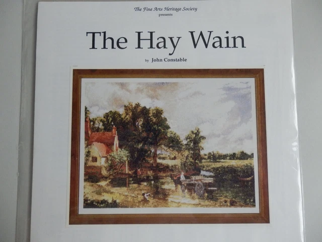 FINE ARTS HERITAGE - THE HAY WAIN - John Constable - Cross Stitch Pattern Chart £13.20 - PicClick UK