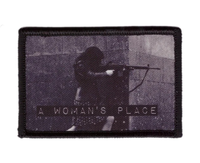 WOMAN PLACE FREEDOM Fighter Moral Patch für VELCRO® BRAND ...