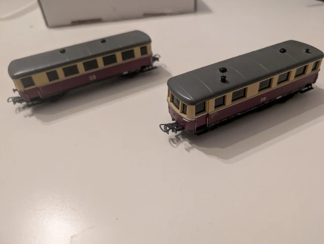 VT 135 &DR& NEBENBAHN TRIEBWAGEN rot /elfenbein PIKO Nr 6100 H0 Zahnradbahn EUR 1,00 - PicClick DE