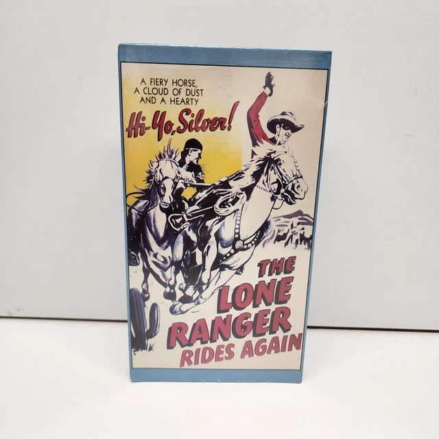 THE LONE RANGER Rides Again VHS 4121 2-Tape Set 1997 Nostalgia Family ...