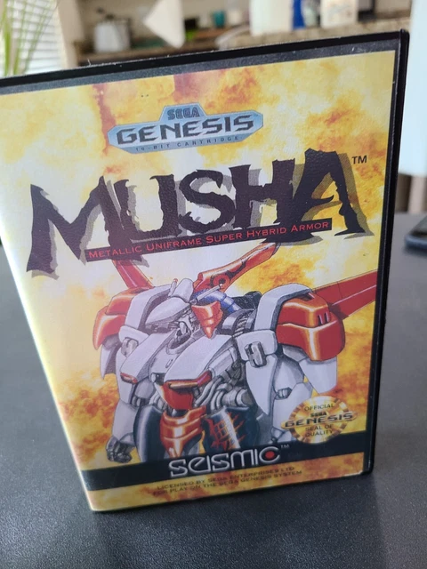 M.U.S.H.A. SEGA GENESIS, 1990 VG SHMUPS CIB RARE MUSHA GENESIS EUR 159 ...