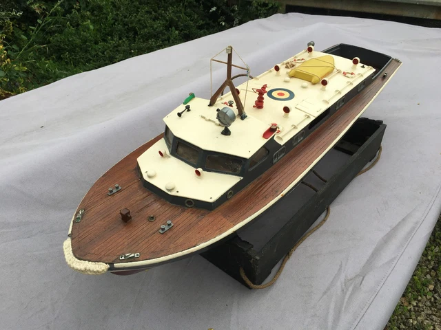 VINTAGE MODEL BOAT £182.70 - PicClick UK