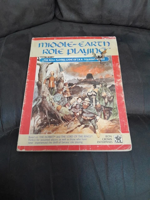 MIDDLE-EARTH ROLE PLAYING Game Rules Book MERP 2nd US Edition 1986 ICE ...
