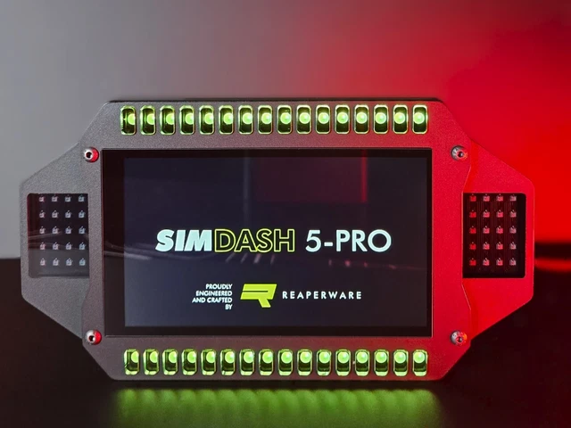 REAPERWARE SIMDASH 5-PRO DDU V2 Sim racing DDU with matrix side ...