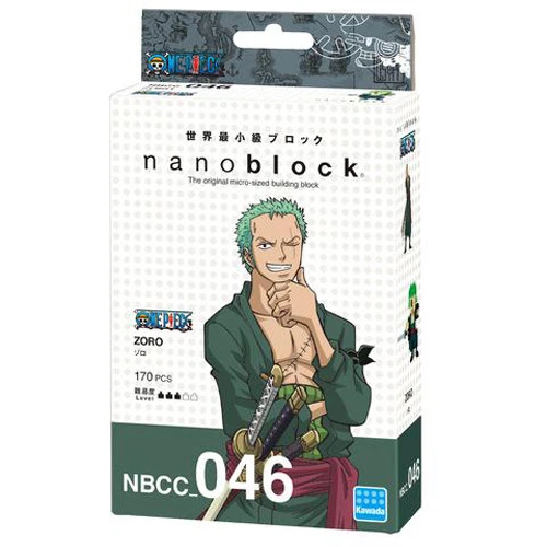 NEW NANOBLOCK ONE PIECE ZORO - Building Blocks Nanoblocks Nano NBCC-046 ...