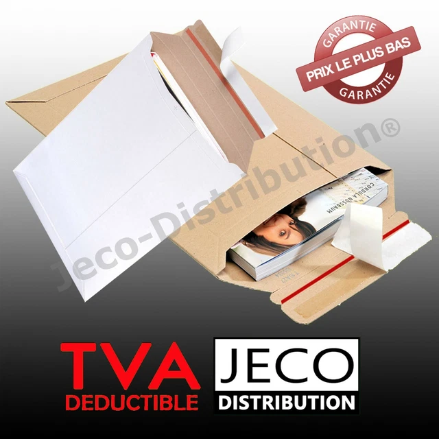 ENVELOPPES CARTONS POCHETTE rigide d'expédition lot 1 à 200 brun marron ...