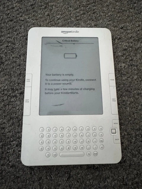 AMAZON KINDLE 2ND Gen Model D00701 6'' 2GB Spares Repairs £14.23 ...