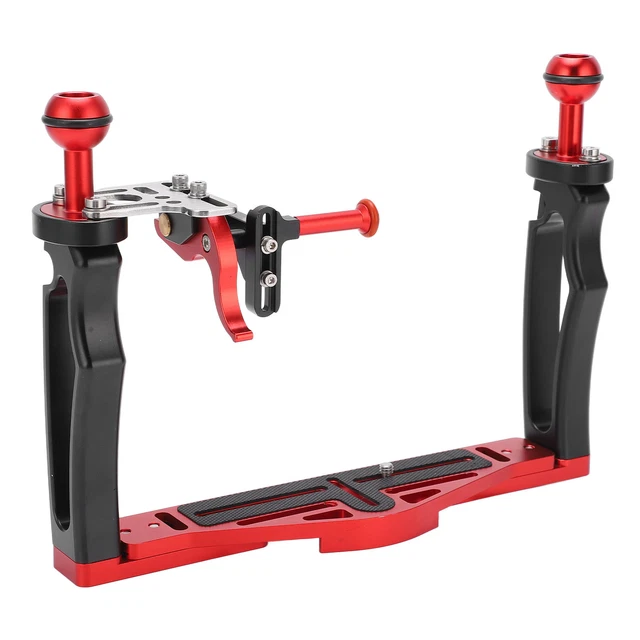 DUAL HANDLE TRAY Stabilizer Rig Diving Underwater Camera Housing Tray ...