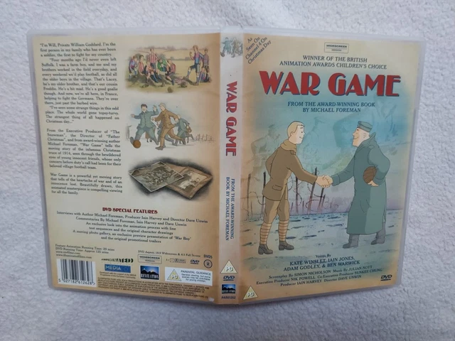 WAR GAME DVD RARE KATE WINSLET UK R2 ANIMATION FROM THE BOOK BY MICHAEL ...