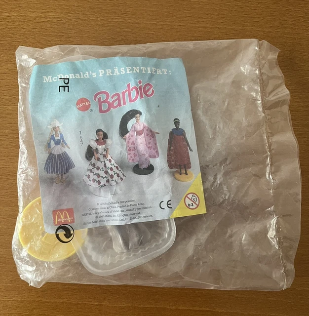 MCDONALDS MATTEL BARBIE 1995 Happy Meal Junior Tüte Spielzeug 90er Jahre Afrika EUR 2,50 ...