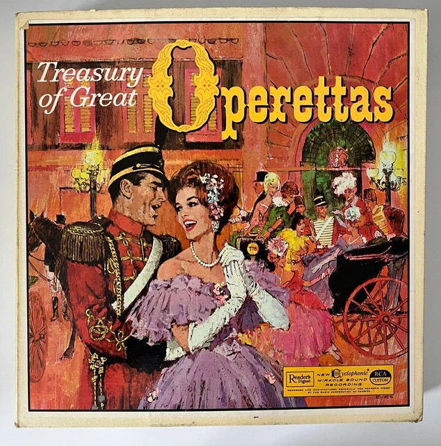 TREASURY OF GREAT Operettas Complete Album RCA Custom Press With All 9 ...