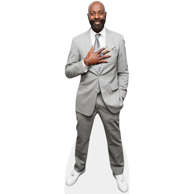 JERRY RICE (GREY Suit) Silhouette en carton Grandeur Nature EUR 67,53 ...