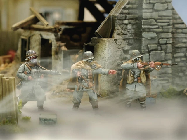 28MM WW1 GERMAN Patrol - Scouts Out! World War 1 Trench Infantry, The ...