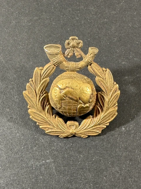 WW1 BRITISH ROYAL Marines Light Infantry Cap Badge £10.00 - PicClick UK