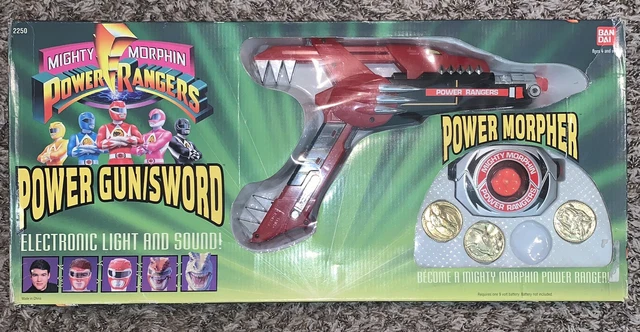 MIGHTY MORPHIN POWER Rangers Power Gun/Sword Morpher 1993 Bandai ...